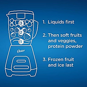 Oster Touchscreen Blender, 6-Speed, 6-Cup, Auto-program -for Smoothie, Salsa, 800W, Multi-Function blender, 2143023