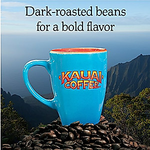 Kauai Coffee Single-Serve Pods, Na Pali Coast Dark Roast- Arabica Coffee, Grown, Harvested and Roasted in Hawaii, Keurig-Compatible Cups - 48 Count