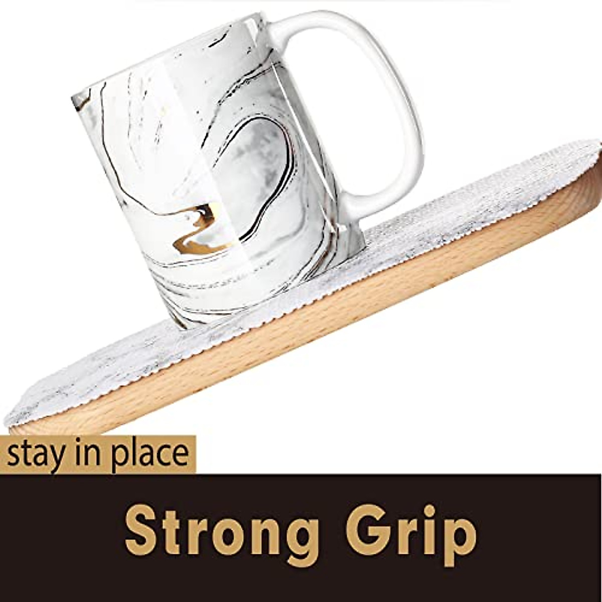 Premium Drawer and Shelf Liner for Cabinet, Non Adhesive Liner for Kitchen, Strong Grip Non Slip Shelf Liners for Kitchen Cabinets, Storage, Drawers, Shelves, Kitchenware and Tableware, Marble