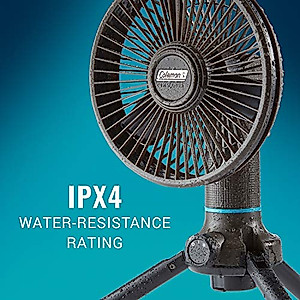 Coleman OneSource Rechargeable Outdoor Camping Gear: Camp Shower, Cordless Vacuum, Fan, Speaker, & Air Pump—All Powered by One Interchangeable Battery!