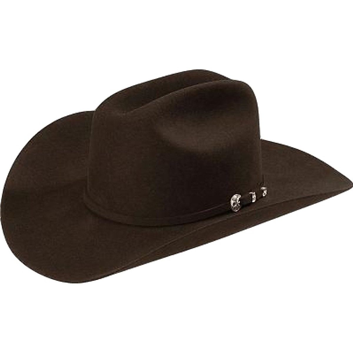 Stetson Men's 4X Corral Wool Felt Cowboy Hat Chocolate 7 1/8