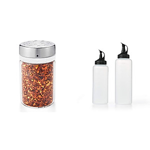 OXO Good Grips Adjustable Shaker (8 oz) and Chef's Squeeze Bottle Set