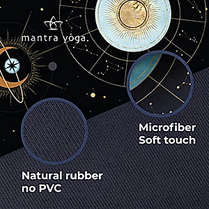 Mantra Yoga Travel PRO 1.5mm - Foldable Fitness & Exercise Mat with Bag | Lightweight, Compact & Eco-Friendly | Non-Slip & Washable | For All Types of Yoga | 72" L x 24" W