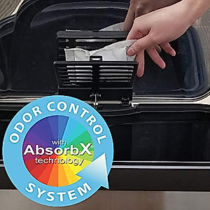 iTouchless Airstep 18 Gallon Step Pedal Trash Can with AbsorbX Odor Control System, 68 Liter Extra Capacity Stainless Steel Commercial Grade Garage Bin for Home and Office Kitchen