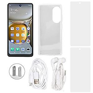 P60 Pro Smartphone, 7 Inch 1440 x 3040P HD Screen, 4GB RAM 64GB ROM, 8000mAh Battery, Front 8MP Rear 16MP, MT6893 Quad Core Phone for Android 11.0 System(USA)