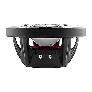 DS18 Hydro NXL-6M/BK - High End Mesh Grill Coaxial Speaker Pair - 2-Way Car Speaker with Integrated RGB Lights - 300 Watt Car Audio System - Water Resistant Speakers - 6 Inches, Black