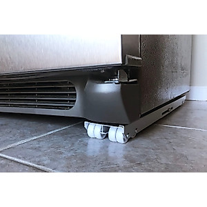 Shepherd Hardware 9603 Adjustable Aluminum Appliance Rollers, 2-Pack