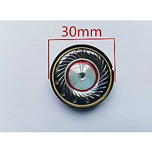 ADUCI 2pcs Subwoofer 30mm Headset Driver HiFi Headphone Speaker Unit 32ohm Headphone Repair Parts Earphone Accessories