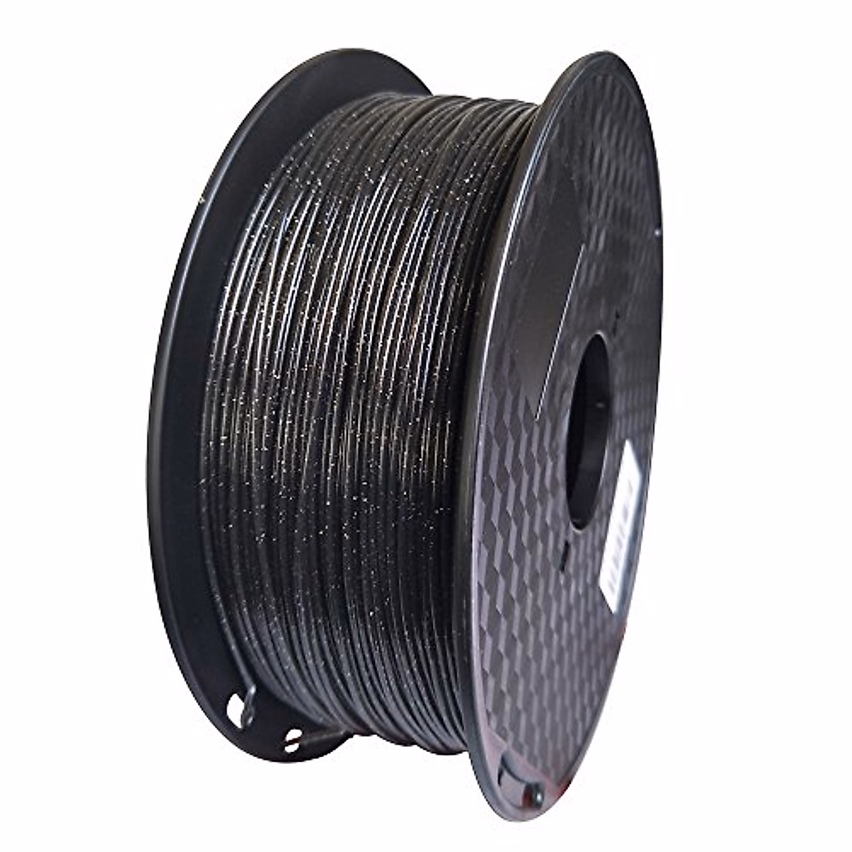 Black Marble PLA Filament 1.75mm 3D Printer Filament 1KG 2.2LBS Glittery Sparkle Shining PLA Material Glitter Black Sky Speckle Sparkly Galaxy Black Color