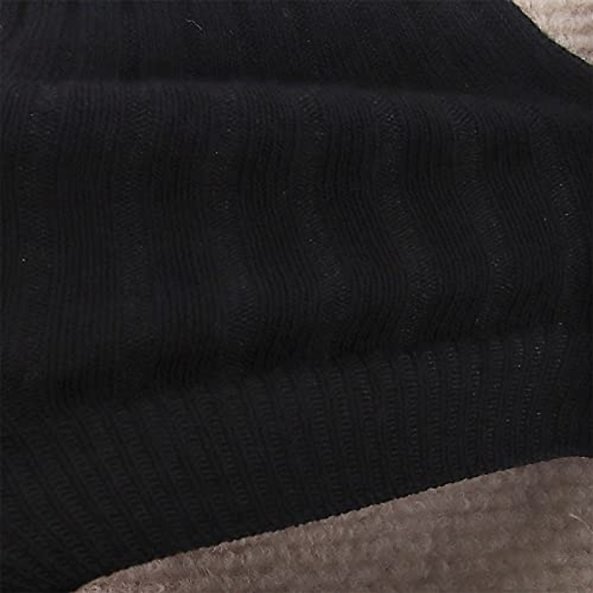 Toddler Baby Basic Ribbed Sweater Leggings Infant Kids Footless Tights Little Girls Dress Bottom Top Pants(Black+White, 1-3 Years)