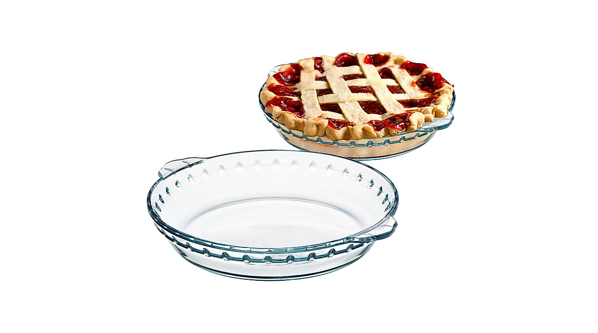 ZYER 7.5" Glass Pie Plate - Small Baking Dish Set
