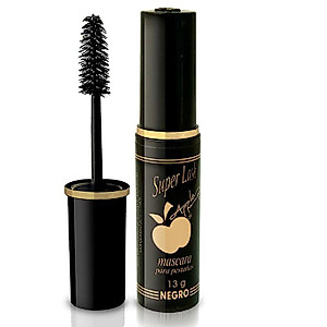 By Apple Super Lash Mascara 6 Pack Mexican Mascara Promotes Natural Growth Full Volume Lashes Length Fierce Long Lasting Intensified Eye Makeup 5 Black plus 1 clear Set