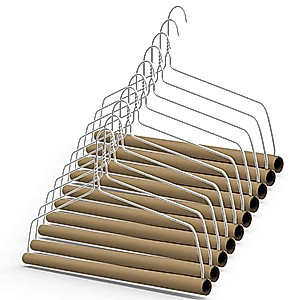 Norton Supply Heavy Duty Wire Clothes Hangers – Galvanized Steel Hangers 10.5" Gauge for Men, Women, Suits, Coats, Pants, Shirts, Dresses, Skirts and Drapes - Hanging Hooks for Closet, Cabinet