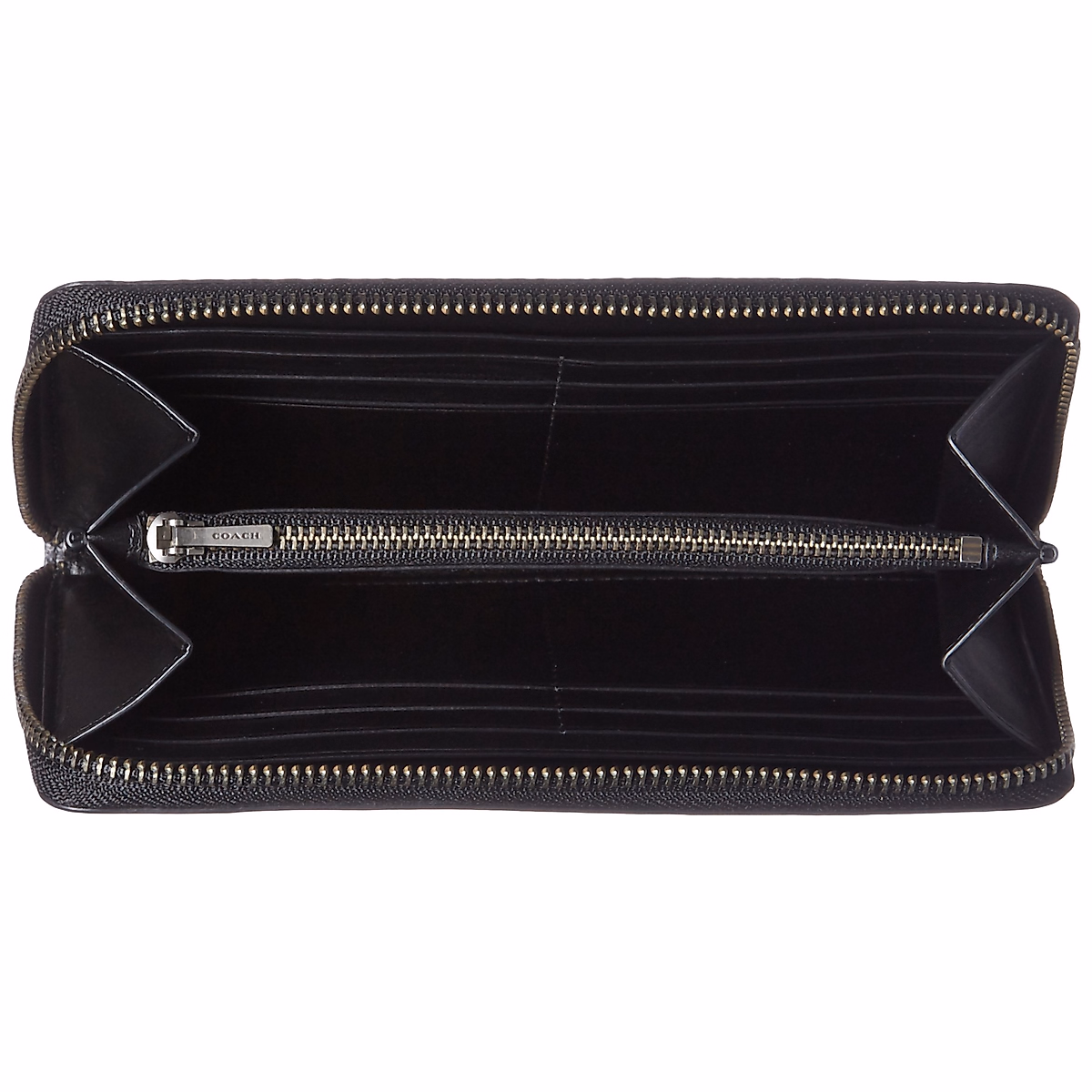 Coach Signature Canvas Accordion Wallet