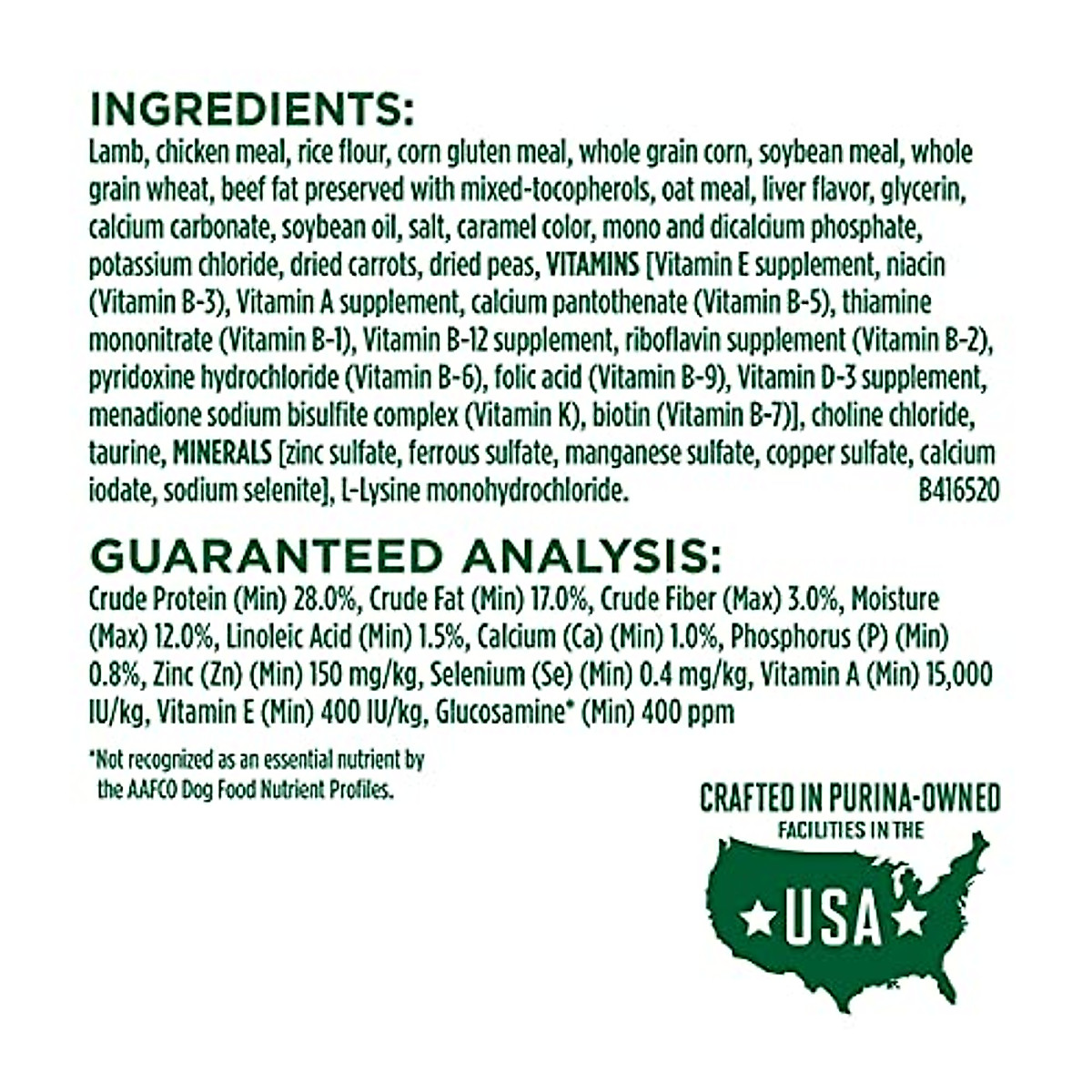 Purina ONE Natural Small Breed Dry Dog Food, +Plus Lamb & Rice Formula - 7.4 lb. Bag