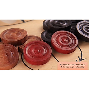 Frescorr - (Set of 2) Carrom Strikers for Carrom with Plastic Outer case, Acrylic Material and Long Lasting (Set of 2)