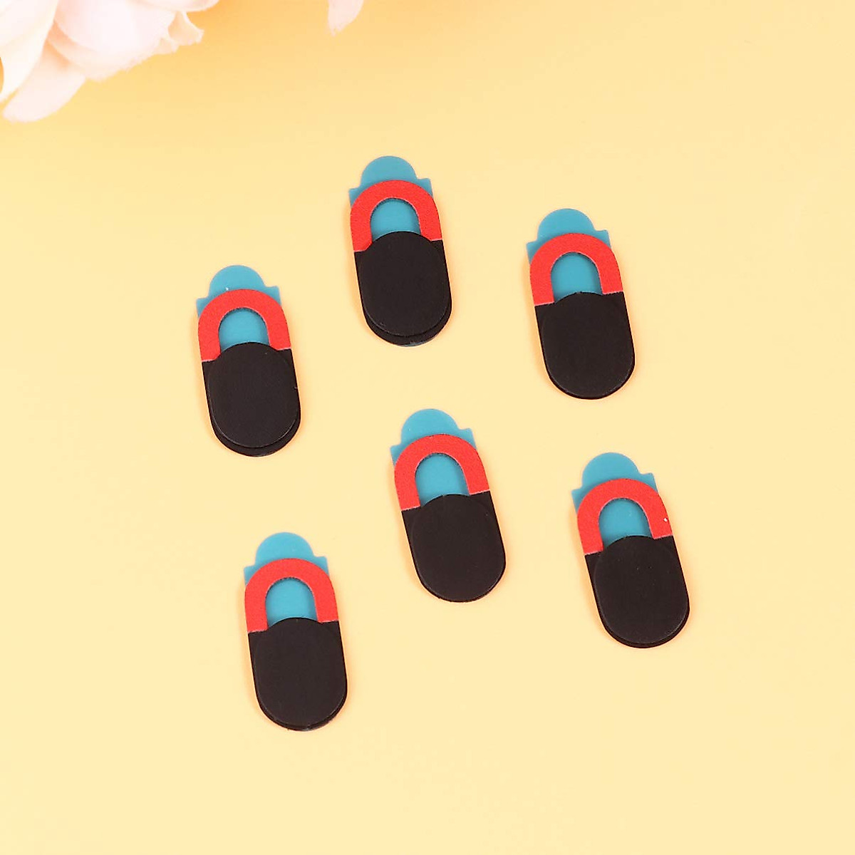 Uonlytech Computer Camera Black Stickers 6PCS Phone Webcam Cover Web Camera Cover for Laptop Computer Tablet Phone Privacy Sticker(Black) Computer Tablets Computadoras Laptop