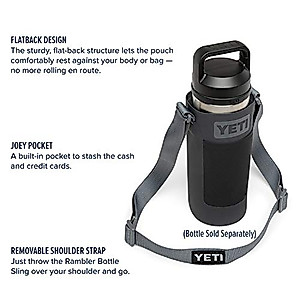 YETI Small Bottle Sling for Rambler 18 oz. Bottle, Charcoal