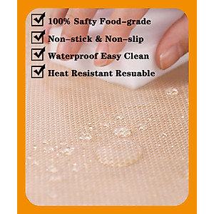 Silicone Baking Mat Roll 12" x 79", Non Stick Baking Sheet Cut to Size Silicone Mat, Reusable Air Fryer Liners, Heat Resistant Mats for Countertop, Oven Liners, Pastry Mat