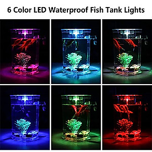 Betta Fish Tank, 360 Aquarium with LED Light, 1 Gallon Fish Bowl, Small Fish Tank Starter Kit, Beta Fish Tank Self Cleaning as Desktop Decoration for Office Home Room Decor