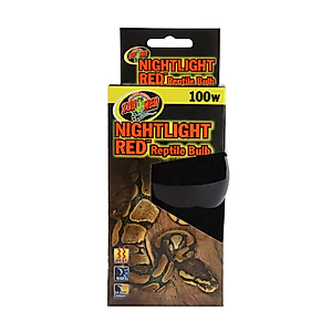 Zoo Med Nightlight Red Reptile Bulb, 100 Watts