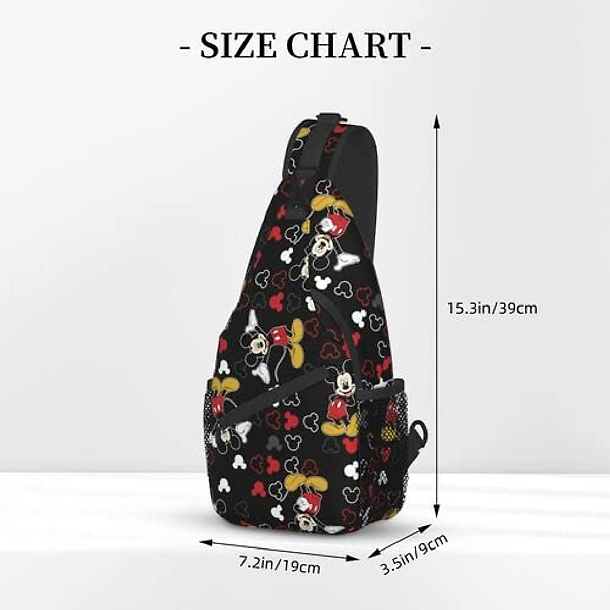 Cyrhjaxf Cute Design Cross Chest Bag Sling Backpack Crossbody Shoulder Bag Travel Hiking Daypacks For Men Women