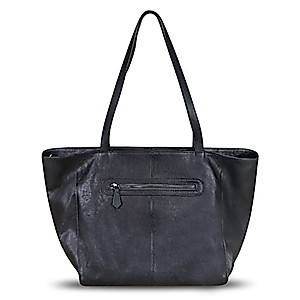 Genuine Leather Handbag Bag for Women Vintage Leather Shoulder Bag Purse Handmade Tote Bag Crossbody Pouch (Darkgrey)