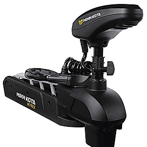 Minn Kota 1368811 Ultrex Freshwater Cable & Electric-steer Bow-Mount Motor with Universal Sonar 2, Digital Maximizer & i-Pilot Link GPS, 80 lbs Thrust, 52" Shaft