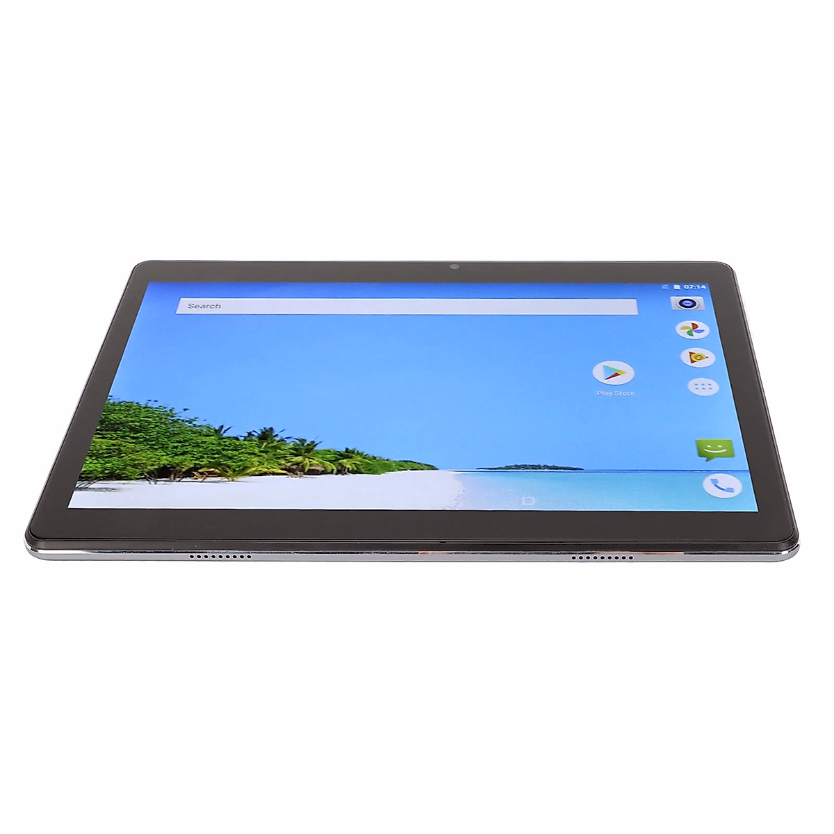 Zopsc 10.1in HD IPS Tablet for 8.0 4G Dual SIM Dual Standby Calling Tablet 3GB 32GB 500W 1300W 1280 800 6000mAh Grey 100 240V (US Plug)