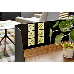 Post-it Super Sticky Notes, 2x2 in, 8 Pads, 2x the Sticking Power, Canary Yellow, Recyclable (622-8SSCY)