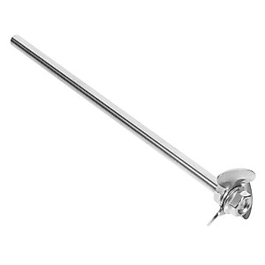 iplusmile 1 Set Three Blade Stirring Rod Stirring Bar Electric Overhead Stirring Rod Anchor Paddle Mixer Shaft Rod Stainless Steel Stirrer for Lab Industrial Mixing