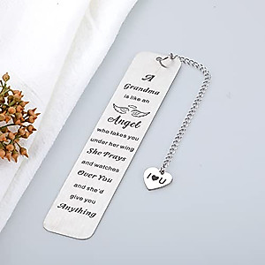 Grandma Gifts from Grandchildren Birthday Gifts for Grandmother from Grandaughter Grandson Mother's Day Gift Bookmark for Grandma Nana Grammy Grandmother Gift from Teen Kid First Time New Grandma Gift