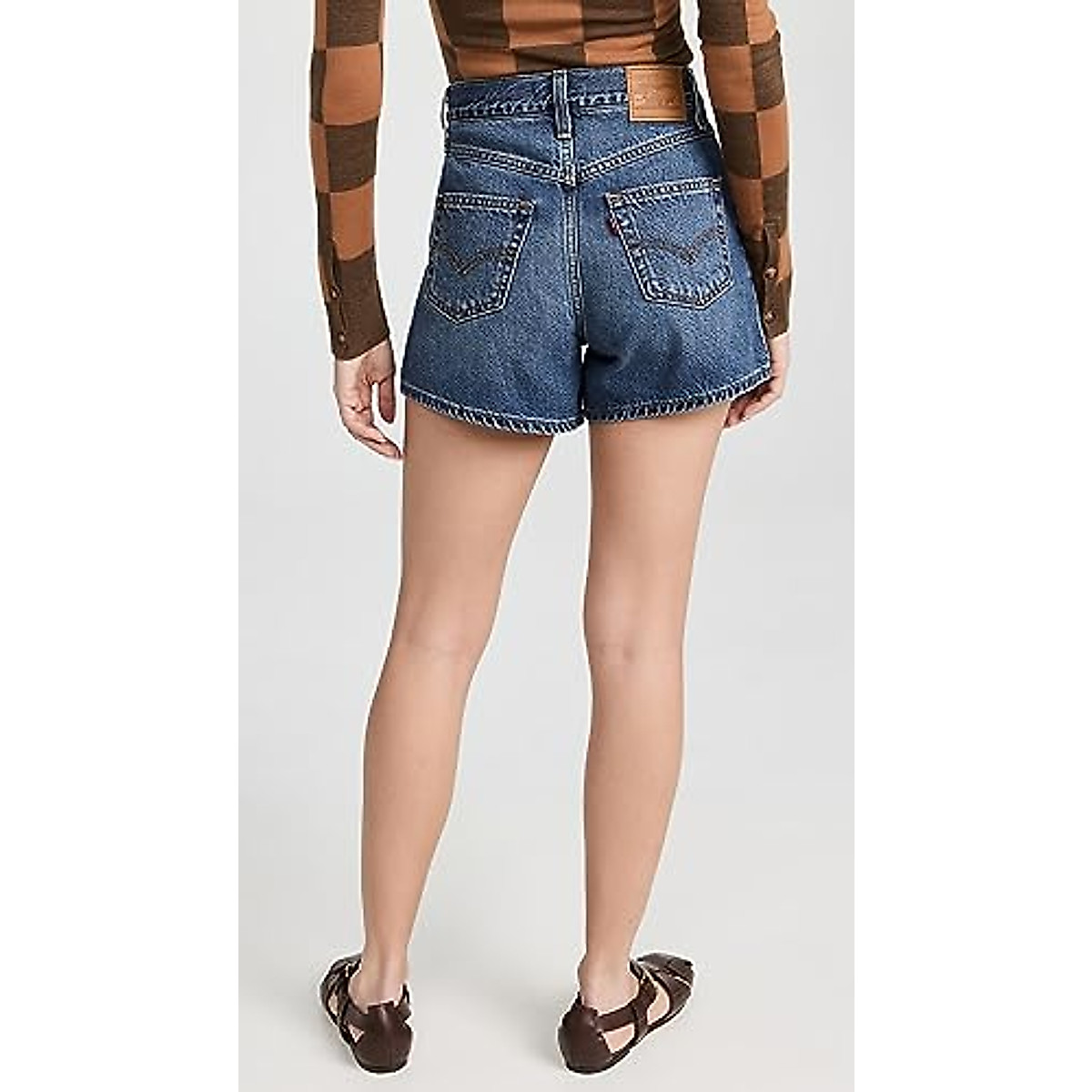 Levi's Women's 80s Mom Shorts, You Sure Can, Blue, 27