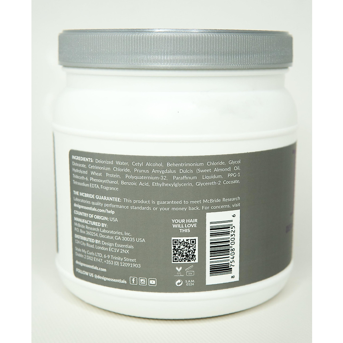 Design Essentials Almond Butter Express Instant Moisturizing Conditioner, 32 Ounces