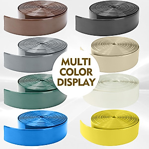 LukLoy 2" Wide Vinyl Straps for Patio Chairs Repair 20ft Long Patio Garden Furniture Replacement Straps with 20 Rivets, Dark Green