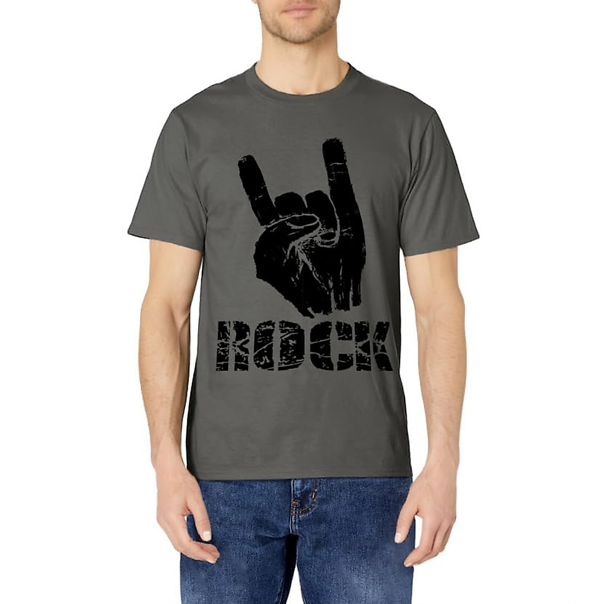 Born To Be Rock Star T-Shirt - Hand Horns - Tee T-Shirt
