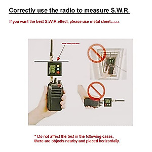 Mcbazel Surecom SW-102 Digital VHF/UHF 125-525Mhz Antenna Power & SWR Meter