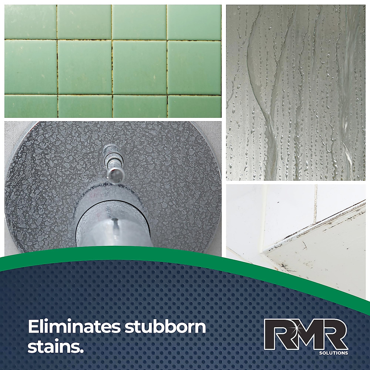 RMR - Xtreme Soap Scum Remover, Fast-Acting, No-Scrub Bathroom Cleaner for Soap Scum, Calcium, Hard Water, Limescale, and Shower Tile Residue, Bleach-Free, 30-Fluid Ounce Spray Bottle