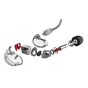 Shure SE846 PRO Gen 2 Wired Sound Isolating Earphones, Secure in-Ear Earbuds, High-End Professional Sound, Hi-Def Four Drivers, Upgraded Sound Filters, Durable Quality, Customizable Frequency - Clear