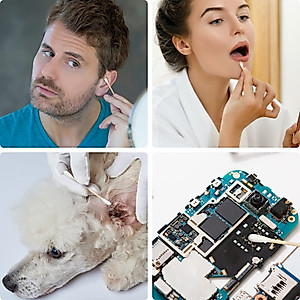 Organic Cotton Swabs 800 Count - Garrelett Natural Bamboo Cotton Buds For Ear - Ear Sticks with A Storage Box Included - Strong 100% Pure Cotton Stick for Arts & Crafts, Daily Cleaning