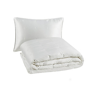 Beautyrest Polyester Charmeuse King Quilt Mini Set with Ivory BR9144409622-22