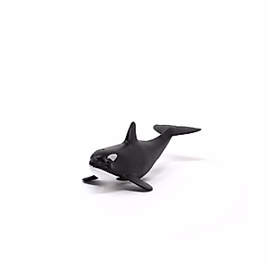 Schleich Wild Life, Ocean and Marine Life Toy Animals for Kids, Baby Orca Whale Toy Figurine, Ages 3+