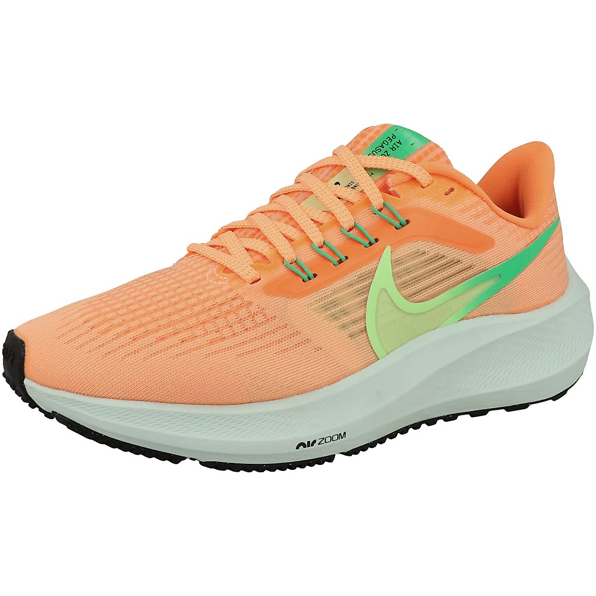 NIKE Women's Sneaker, Peach Cream Ghost Green Total, 7