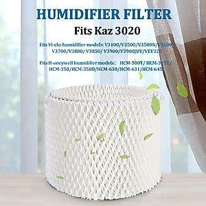 Cenipar 6 Pack WF2 Humidifier Filters Replacement for Kaz for Vicks Humidifier Filters V3100, V3500, V3700, ​V3900 Enviracaire ECM-500 Sunbeam SCM1118 SCM1119 SCM1120 Series WA-8D