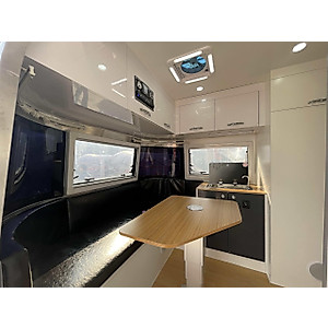 Airstream Caravans Trailer with Bedroom/Living Room/Bathroom and Kitchen.Now Travelling is Much Easy, 24 * 7.15 * 8ft.