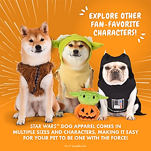 Star Wars for Pets Yoda Costume for Dogs, Small (S) | Hooded and Comfortable Green Yoda Dog Costumes for All Dogs | Dog Halloween Dog Costume for Small Dogs | See Sizing Chart for More Info