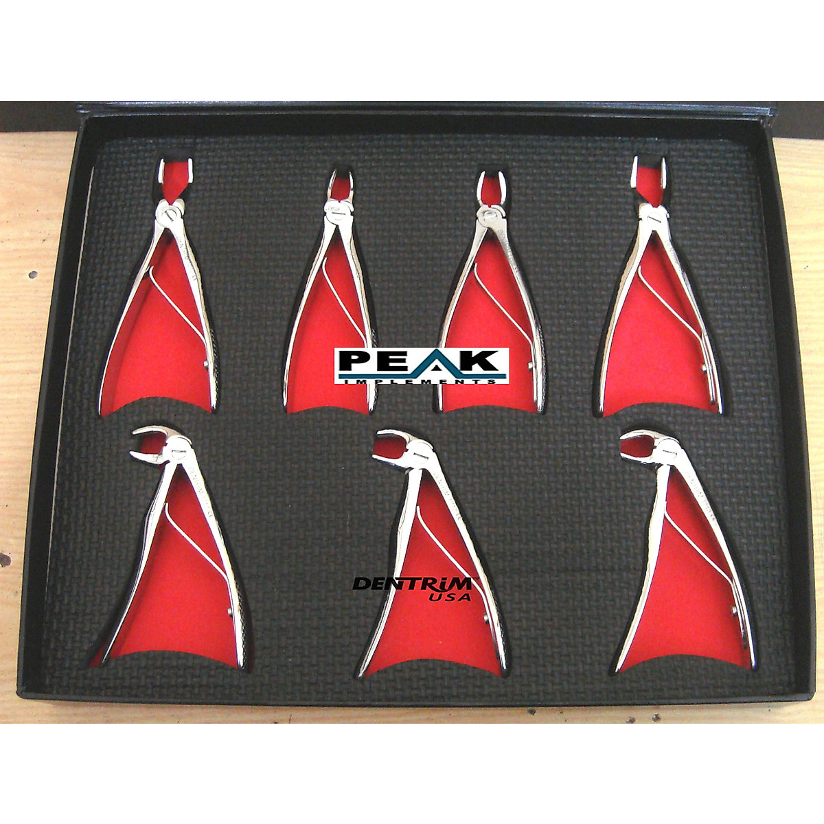 Dentrim Pedo Extracting Forceps - Children Forceps, Orthodontic Pliers, Dental Extracting Surgery Instrument (Set of 7)