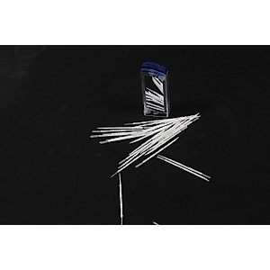 TOPMED ETS Oral Care Dental Brush Teeth Pick Plastic Teeth Floss Toothpick with a Mirror 200 Count (4 Box X 50 Units) Color May Vary