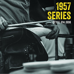 Thorogood 1957 Series 8” Waterproof Moc Toe Work Boots for Men - Soft Toe, Full-Grain Leather with Comfort Insole and Slip-Resistant Heel Outsole; EH Rated, Crazy Horse - 12 2E US