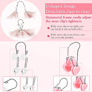 7 Pieces Nose Up Lifting Shaper Clips Set Nose Bridge Slimming Tool Silicone Lifter Beauty Clip Tools for Wide Low Curved Big